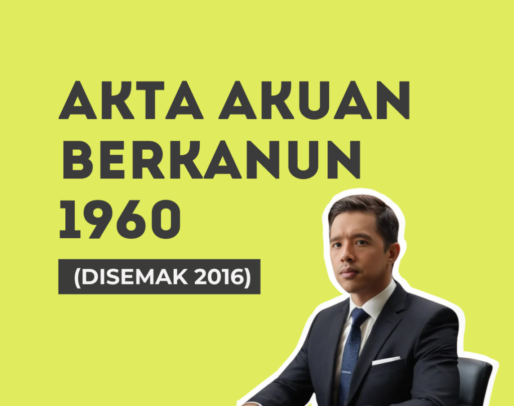 Akta Akuan Berkanun 1960 (Disemak 2016) - Commissioner For Oaths